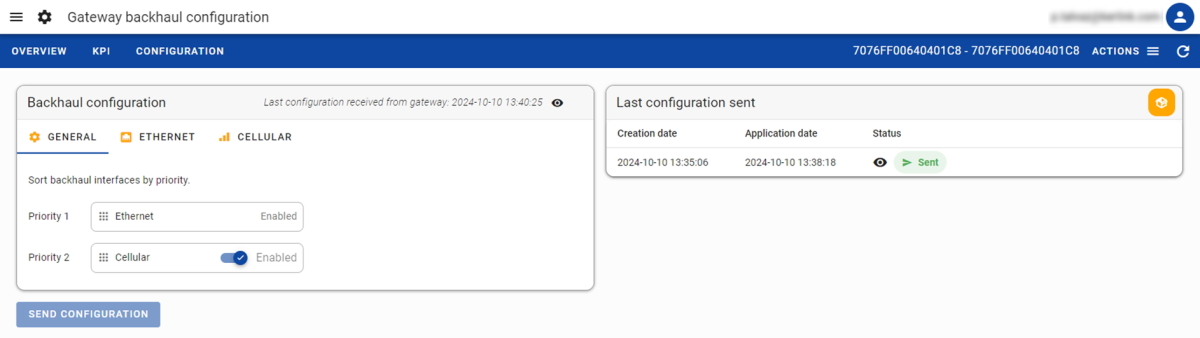 Configure backhaul interfaces with Wanesy Management Cockpit | Wanesy ...