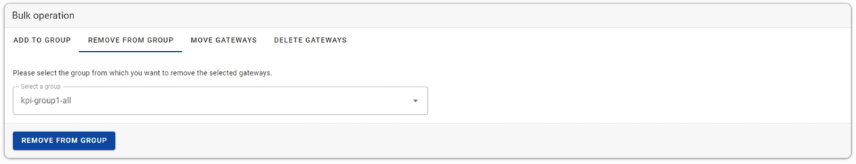 Bulk operations with Wanesy Management Cockpit | Wanesy Management Cockpit